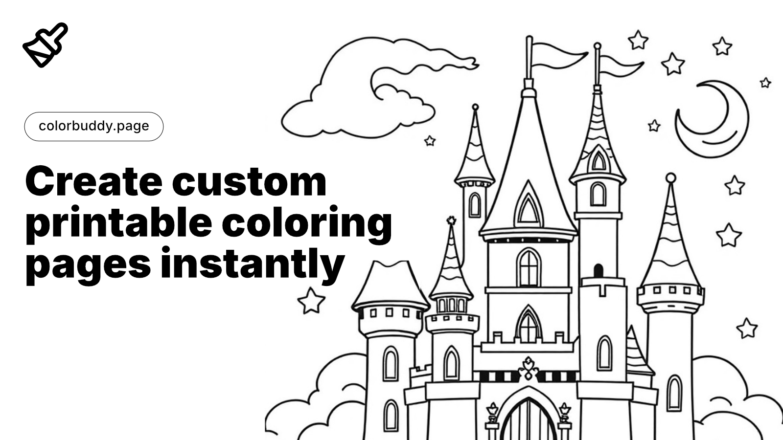 ColorBuddy - Create custom printable coloring pages instantly